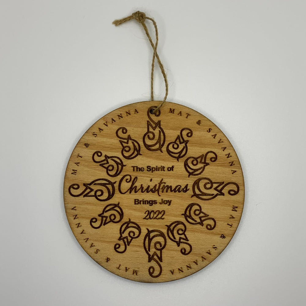 2022 Christmas Ornament [HANDMADE] – Mat and Savanna
